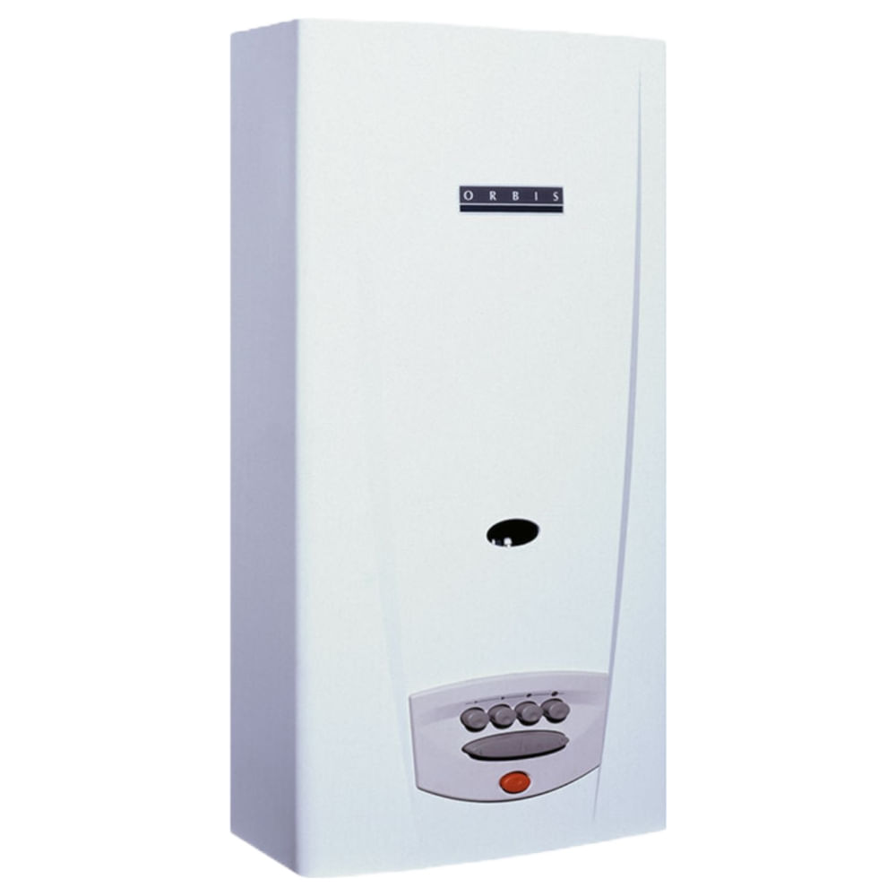 Calefón Orbis Tiraje Natural 14 Litros Comando Botonera - El amigo