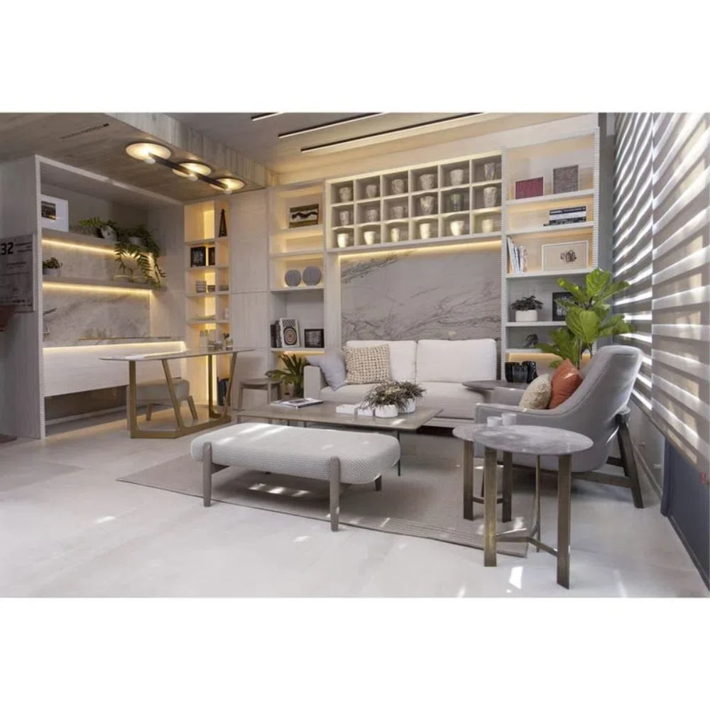 Porcelanato Antico Ivory Vite Mate Rectificado 120X120 Cm - El amigo